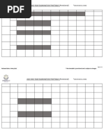 June Exam Invigilation - Timetable - G.E.T 2025 | PDF