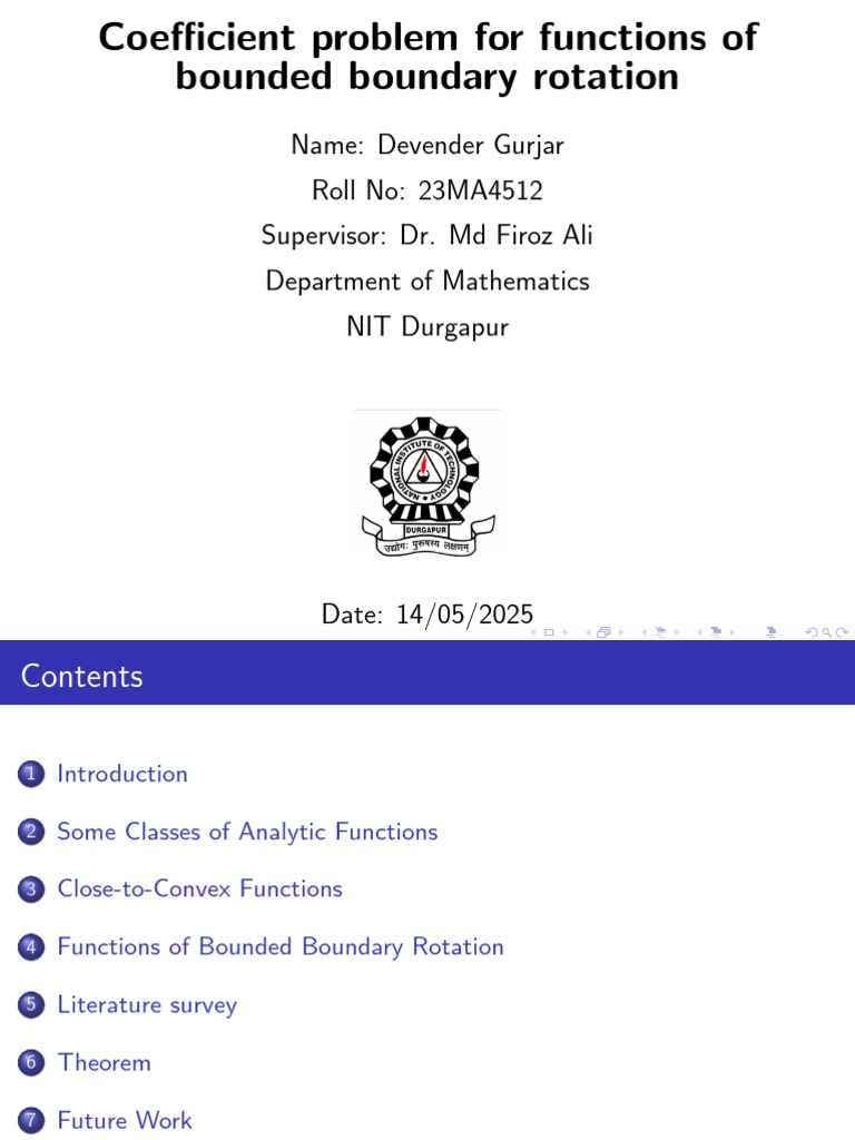 23MA4512 - Devender Gurjar | PDF | Function (Mathematics) | Complex Analysis