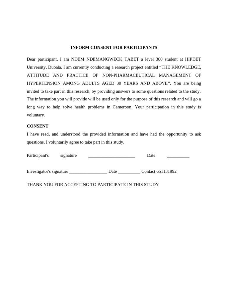 INFORM CONSENT-WPS Office | PDF