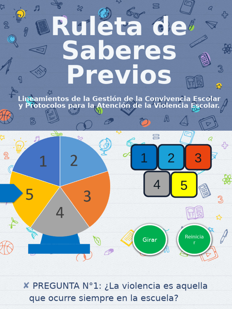 Ruleta de Saberes Previos | PDF