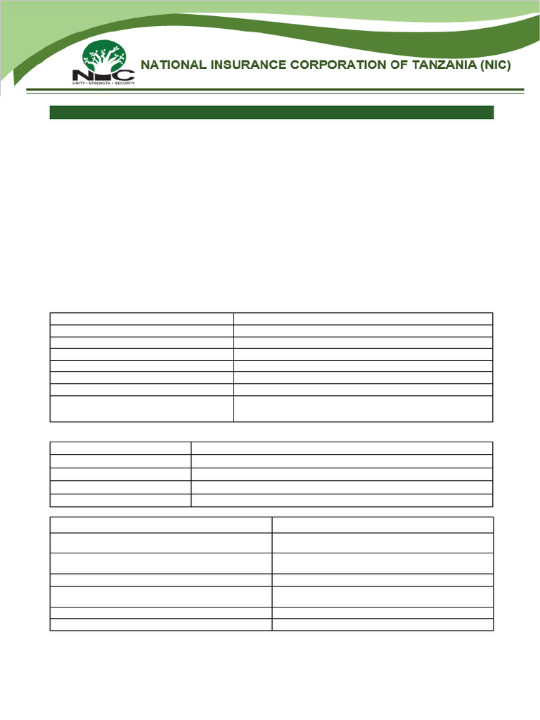 Revocatus Francis Damas Policy Document. | PDF | Insurance | Interest