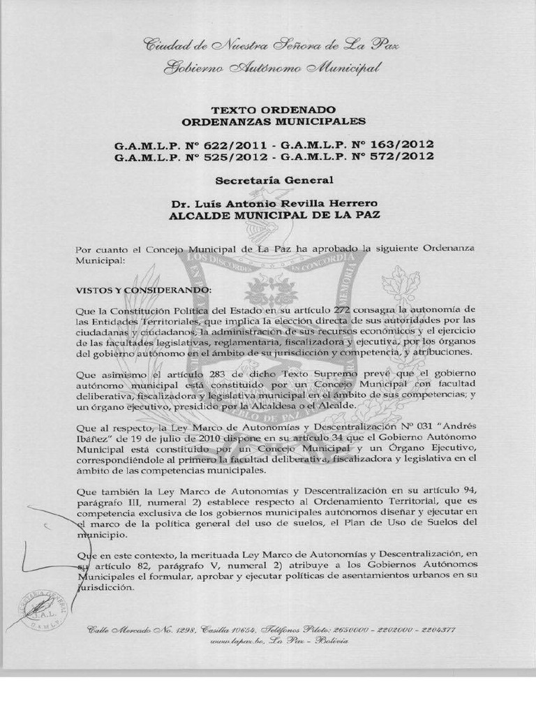 Texto Ordenado OM 622-163-525-572 | PDF