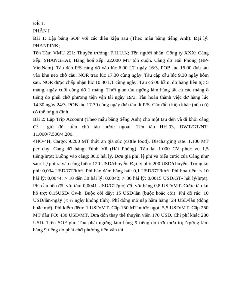 ĐỀ 1-tu cách 1 | PDF
