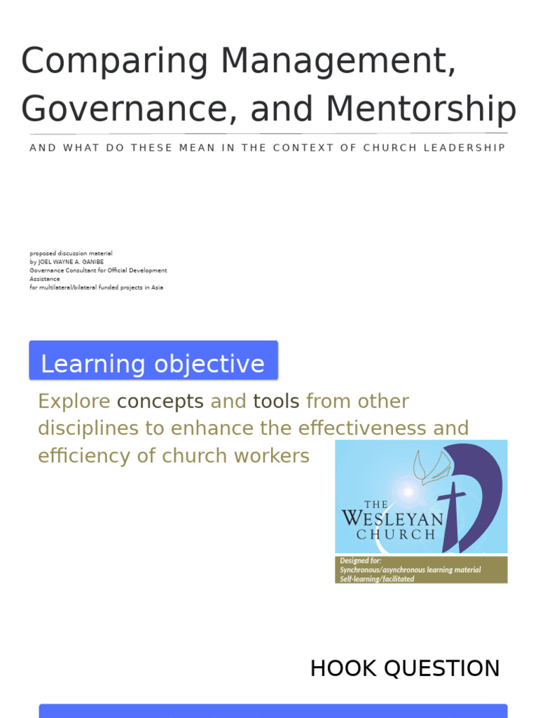 Management Vs Governance and Some Tools To Measure Performance | PDF ...