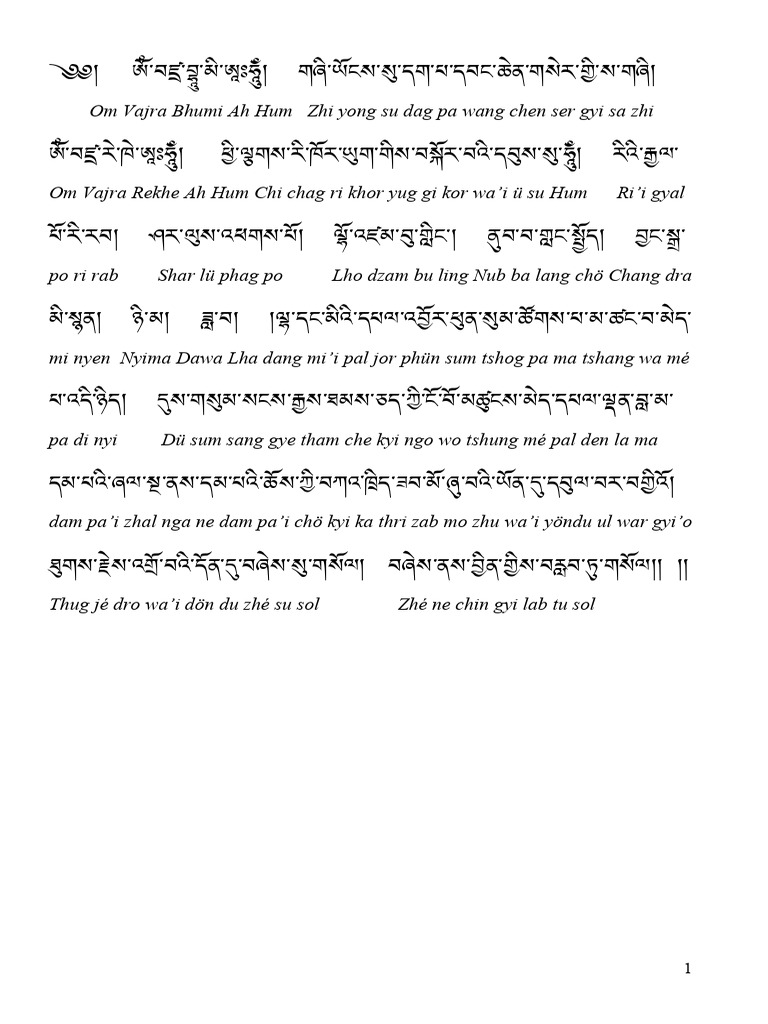Seven Heap Mandala Offering | PDF
