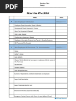 Employee Transfer Checklist Template | PDF