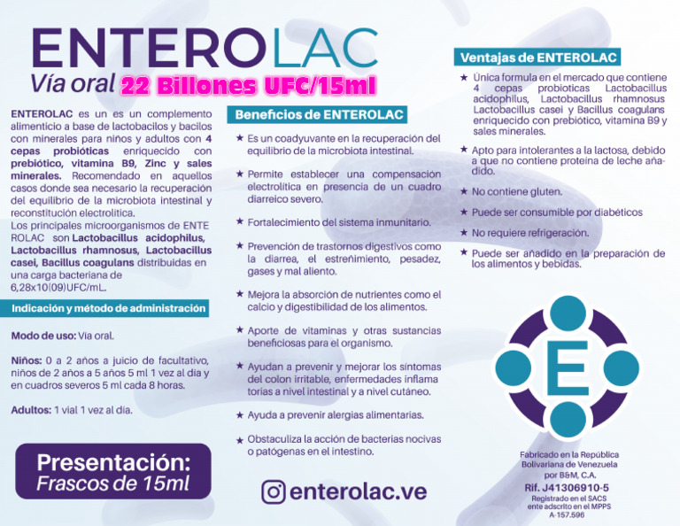 Ficha Enterolac 22billones Ufc | PDF