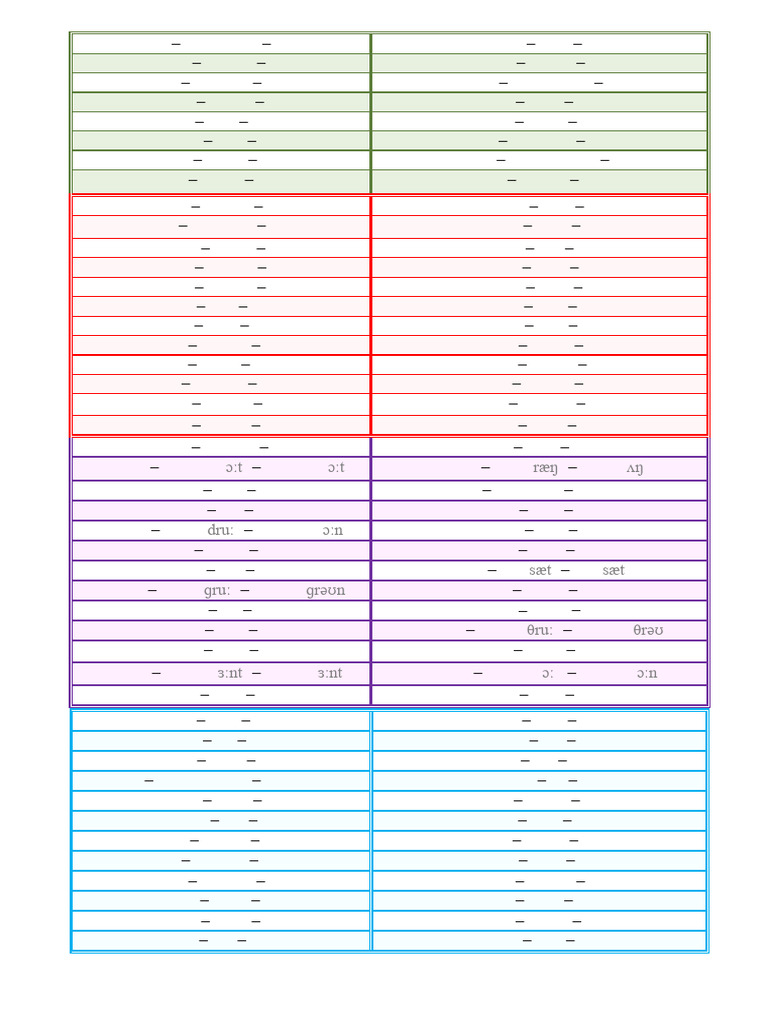 Past Simple Verb Conjugation Table | PDF
