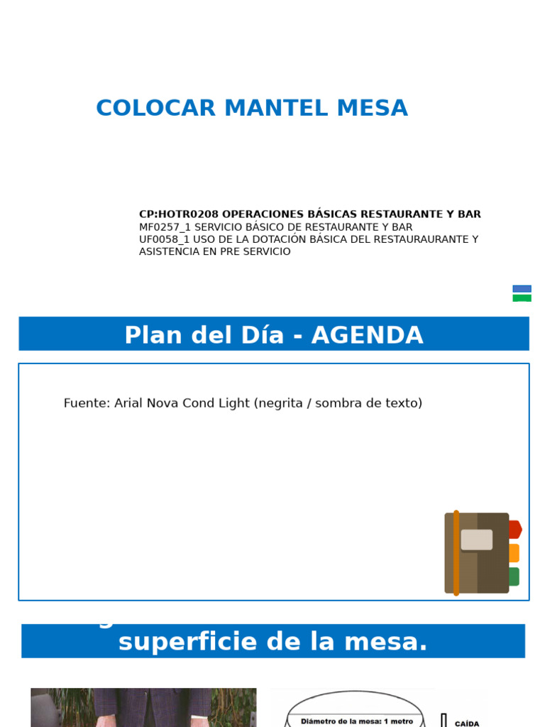 Vestir Una Mesa Colocar Mantel | PDF