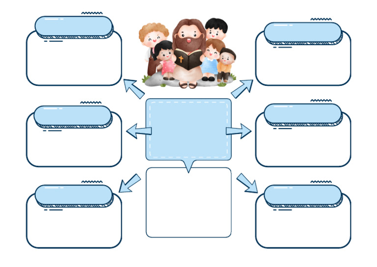 Organizador Gráfico Lluvia de Ideas Divertido Moderno Azul y Rosa | PDF