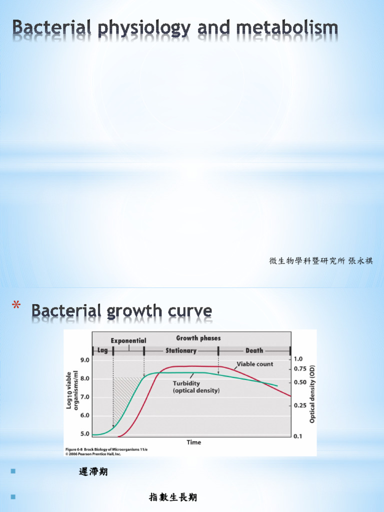 2025 Bact Physiology and Metabolism-護理公衛 | PDF | Cellular Respiration | Glycolysis