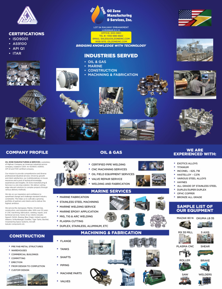 Compass and Oil Zone Brochure | PDF