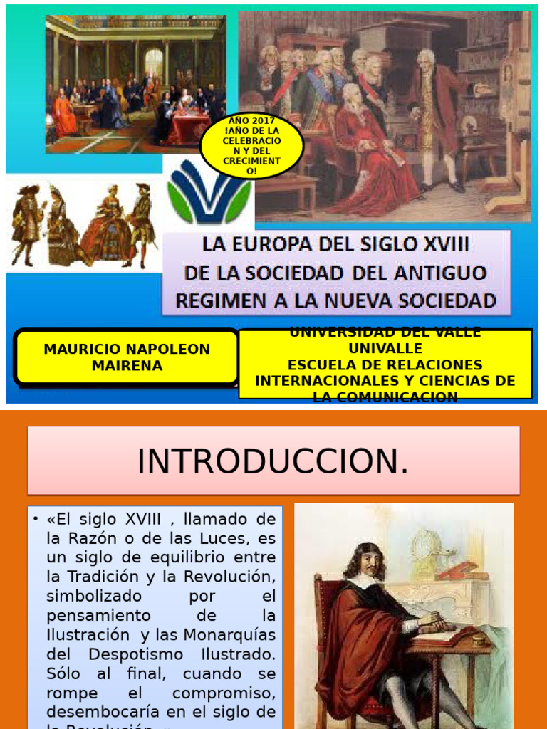 La Europa Del Siglo Xviii 2017 | PDF | Era de iluminacion