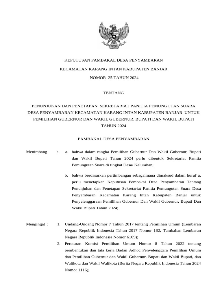 No 25 SK Sekretariat PPS | PDF