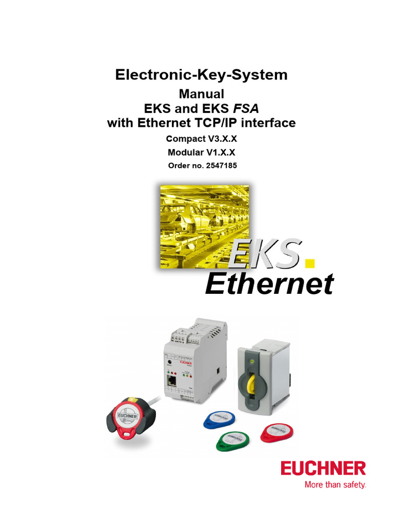MAN - Electronic Key System Manual EKS and EKS F - EN - 3322515 - 2547185 | PDF | Internet ...