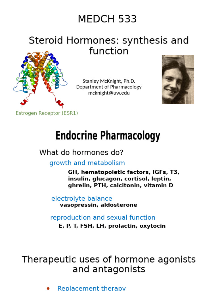 McKnight Steroids 1 - MedChem 533-2021 #1-v7 | PDF | Estrogen | Adrenal ...