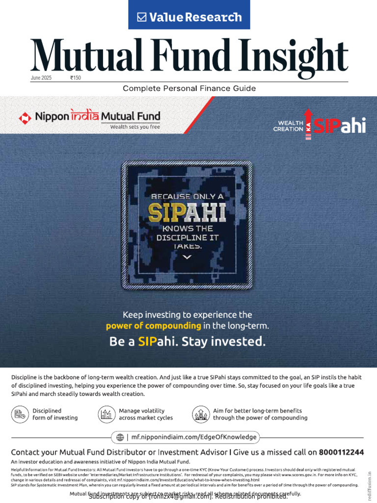 June 2025 Mutual Fund Insights Report | PDF | Investing | Exchange ...