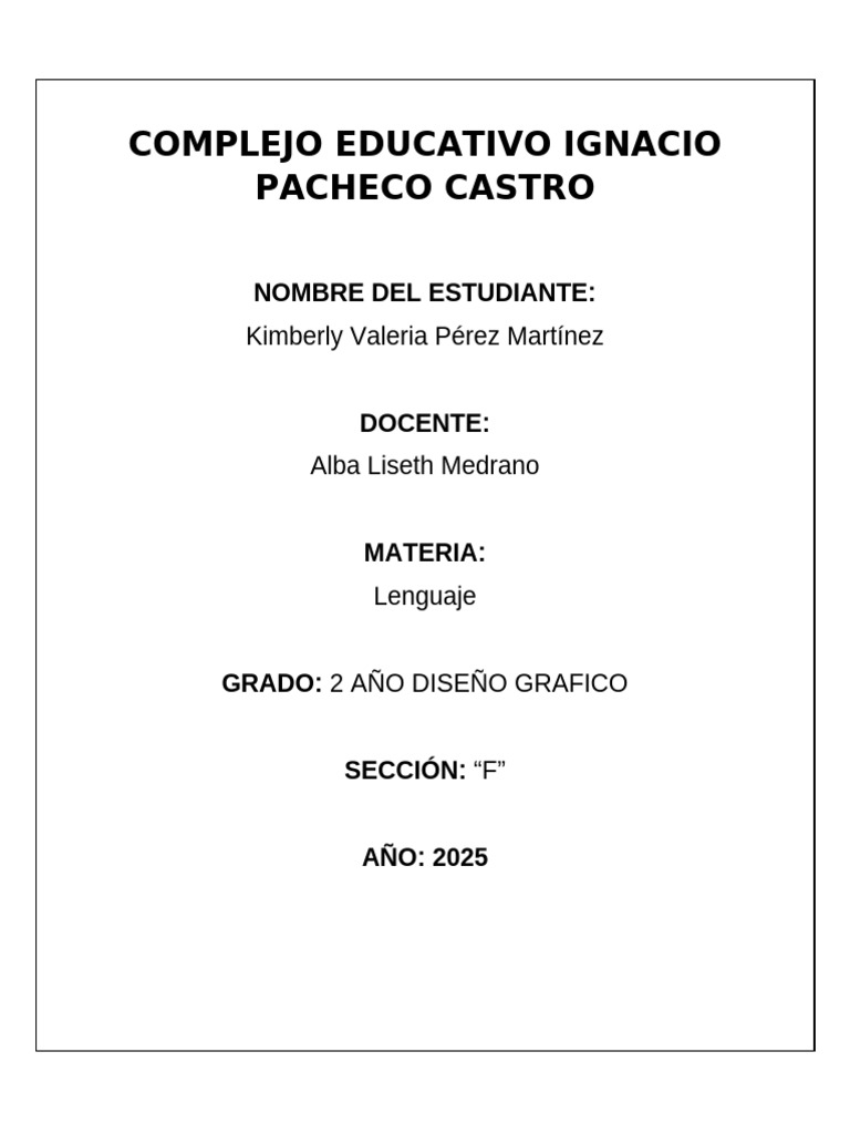 Complejo Educativo Ignacio Pacheco Castro | PDF