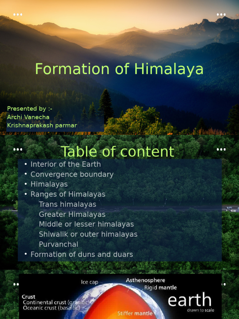 Formation of Himalayas | PDF | Himalayas | Plate Tectonics