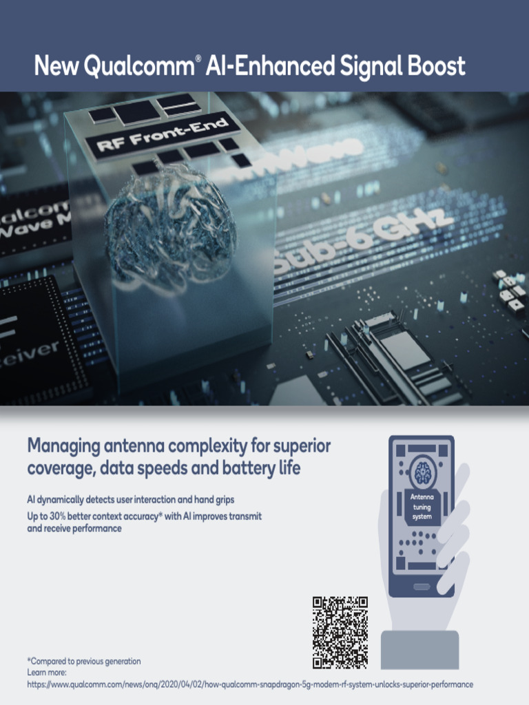 What S Next in 5g New Qualcomm Ai Enhanced Signal Boost Infographic | PDF