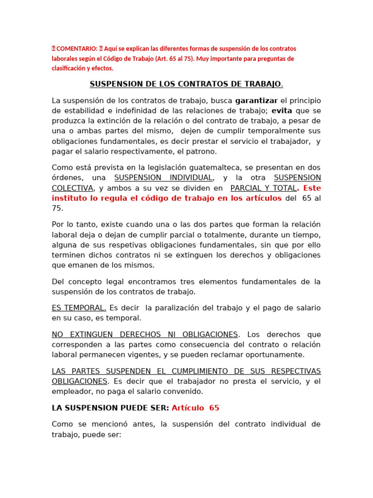 Contenido Examen Final Laboral Comentado y Resaltado | PDF | Salario | Derecho laboral