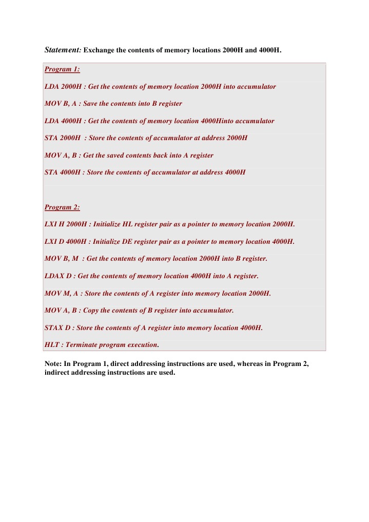8085 Programs | Download Free PDF | Central Processing Unit | Electronics