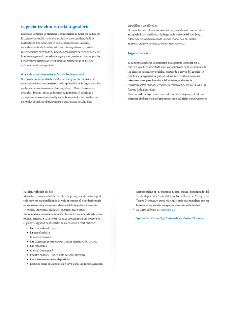 Ramas de La Ingeniería | PDF