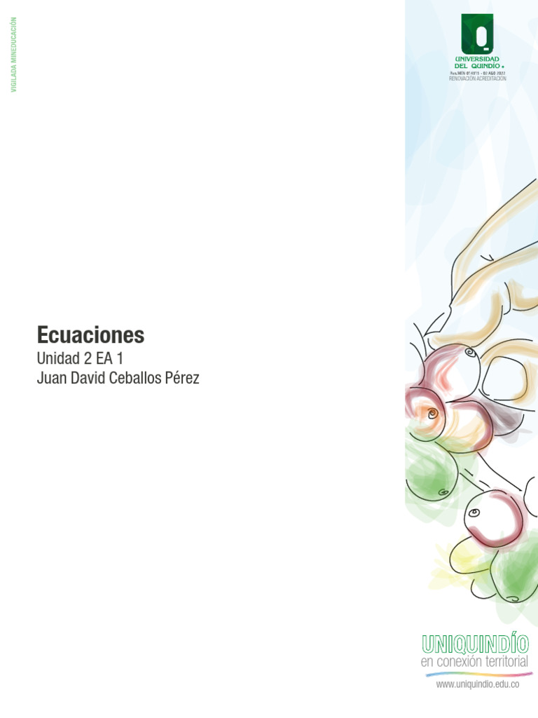 Descargable_U2_EA1 - ECUACIONES | PDF | Ecuaciones | Sistema de ecuaciones lineales