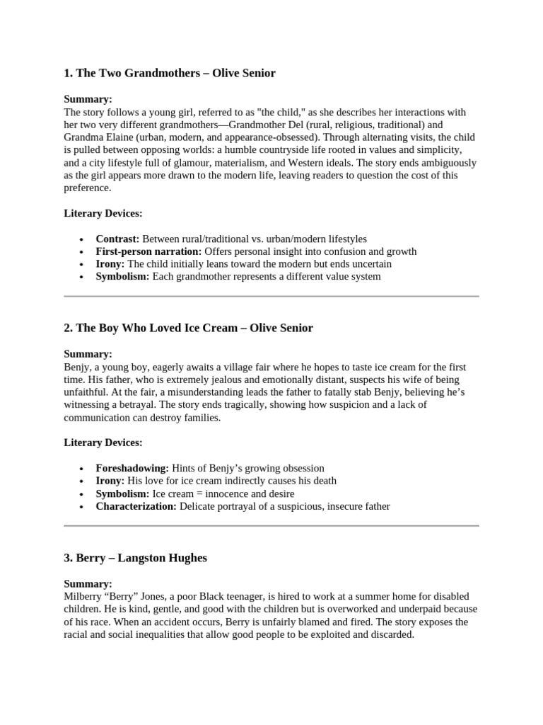 Literary Analysis of Short Stories and Poems | PDF | Poetry | Racism