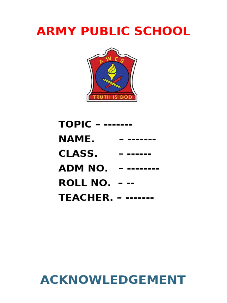 Project Frontpage | PDF