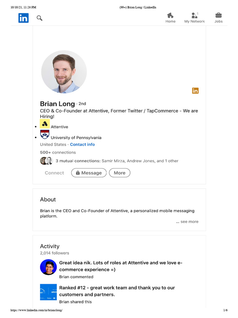(99+) Brian Long - LinkedIn | PDF
