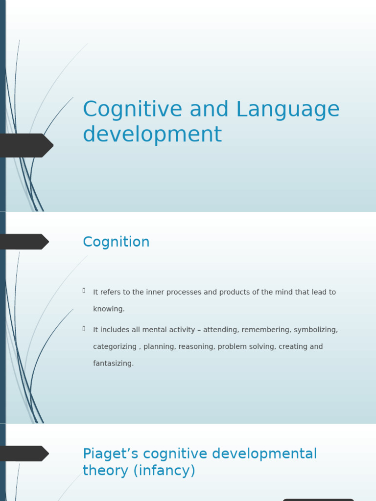 Cognitive and Language Development | PDF | Cognition | Thought