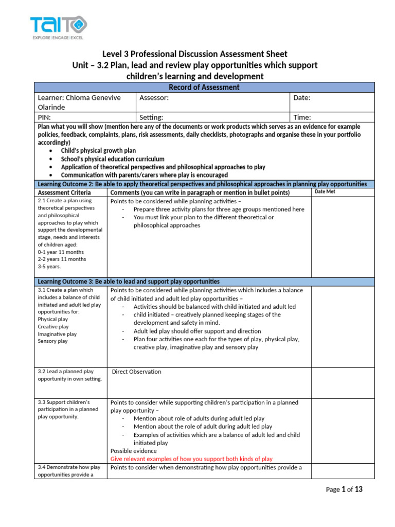 L3 Unit 3.2 PD Assessment Sheet Chioma Genevive Olarinde.docx.docx ...