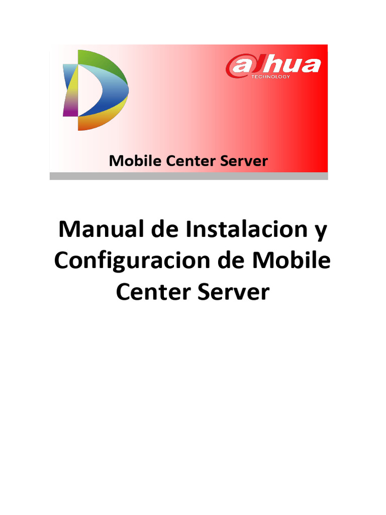 Manual de Instalacion y Configuracion del Mobile Center Server | PDF ...