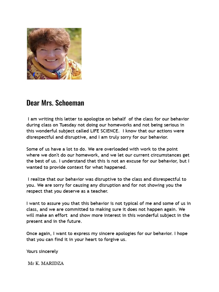 Dear Mrs | PDF