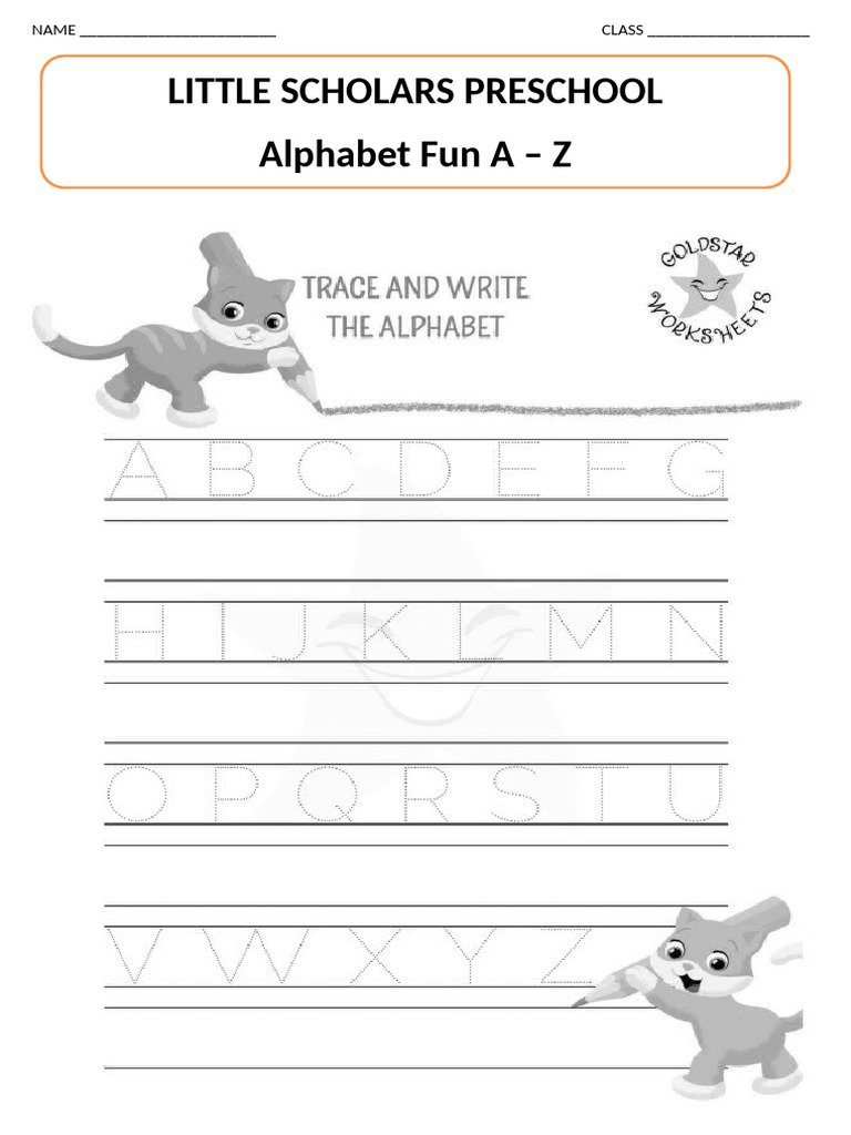 A-Z WOrksheet | PDF