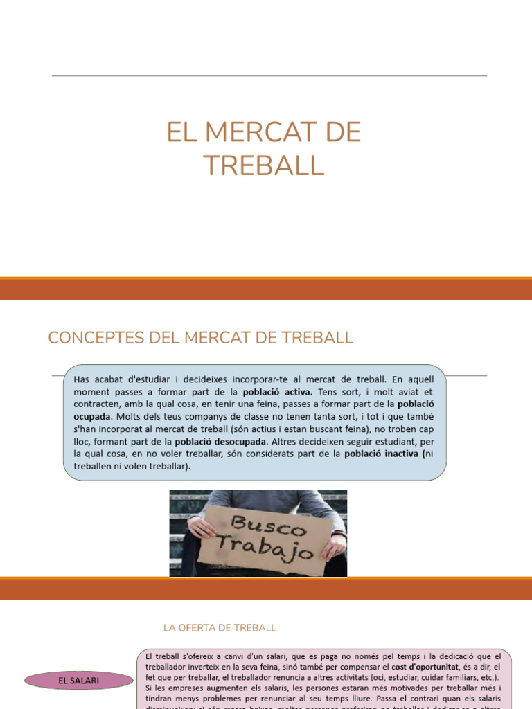 Còpia de EL MERCAT DEL TREBALL | PDF