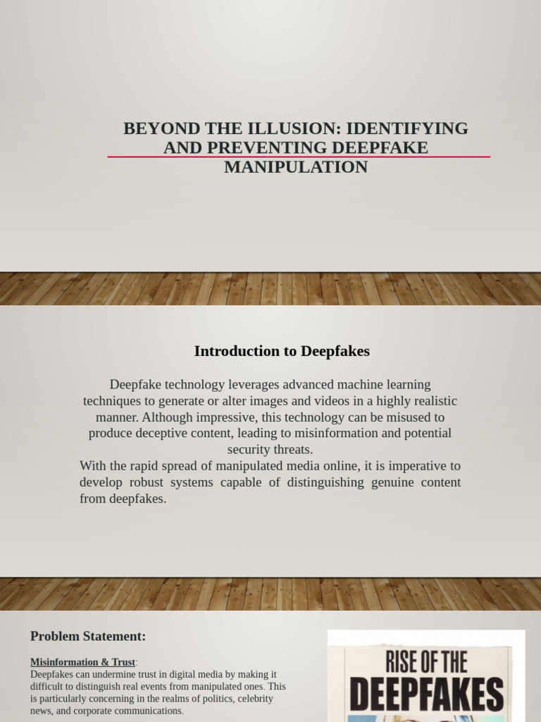 Deep Fake Detection - Finaal | PDF | Computing | Applied Mathematics