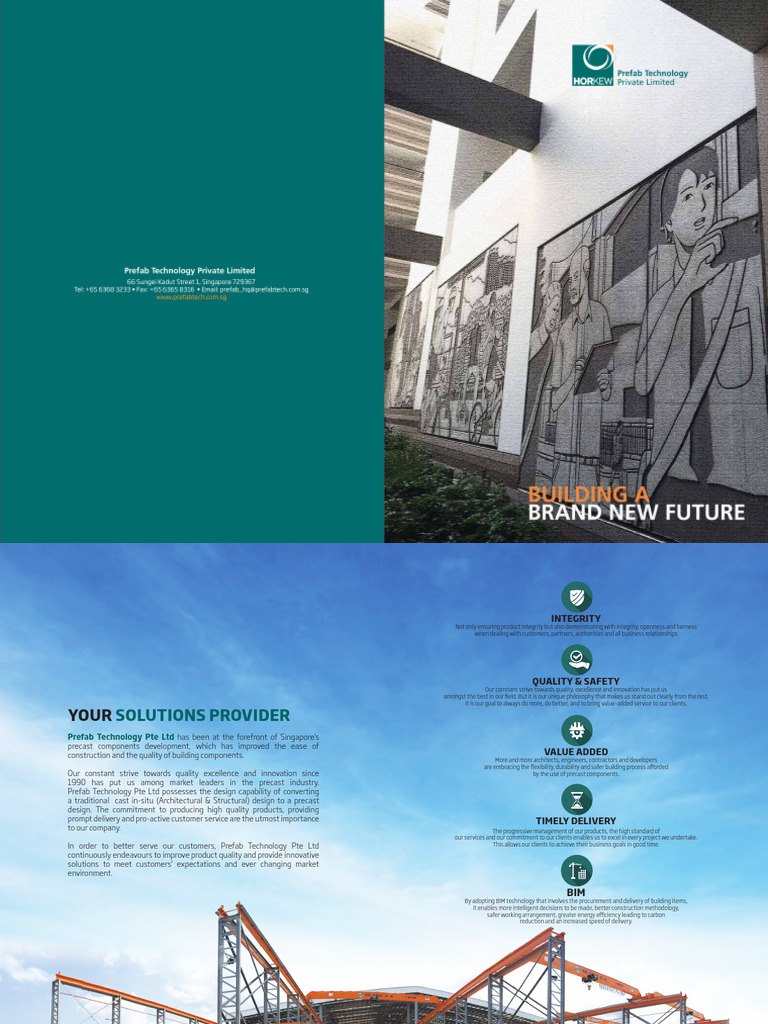 Prefab Technology: Precast Solutions Expert | PDF | Precast Concrete | Wall