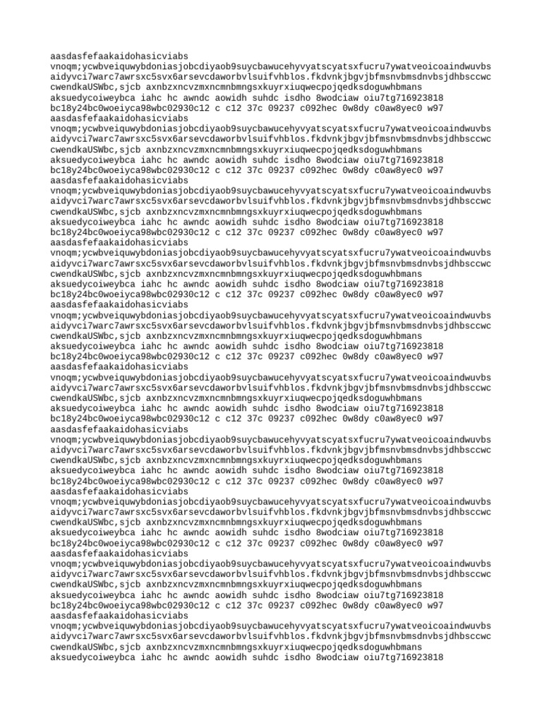 Random Text Document Analysis | PDF