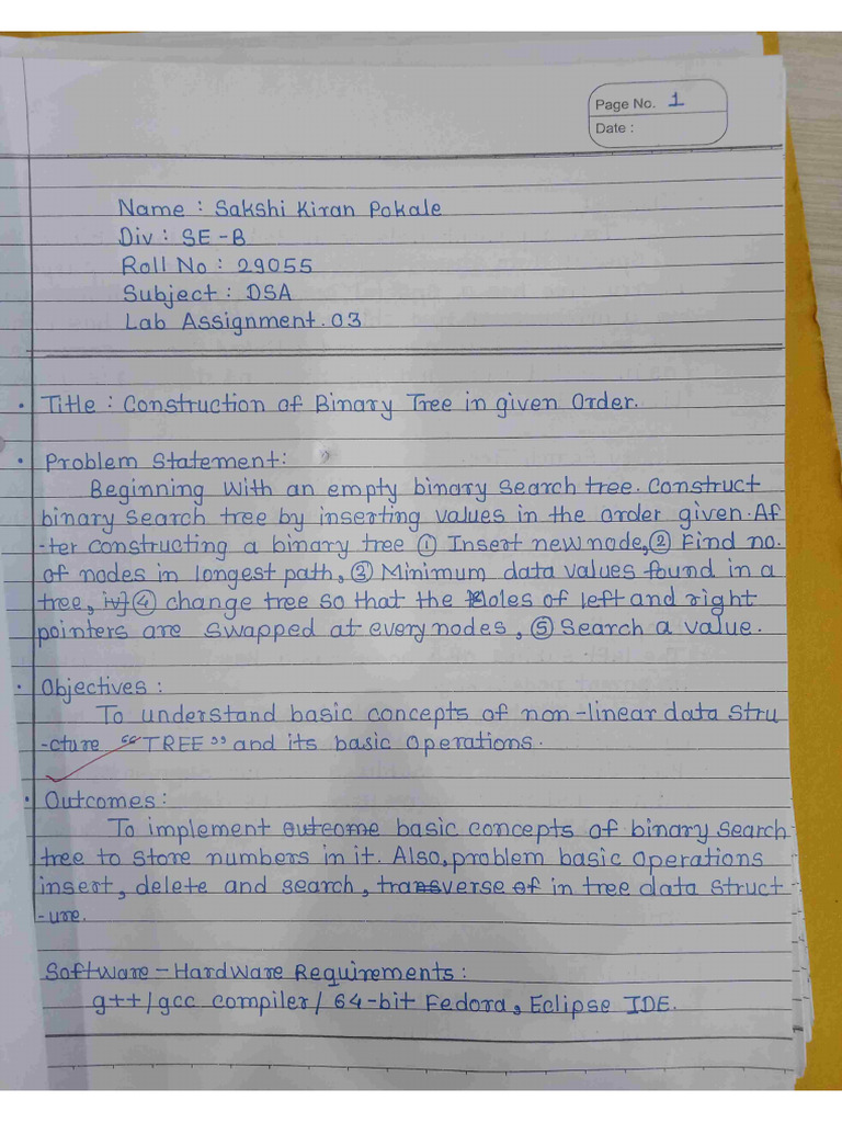 DSA Lab Assignment | PDF