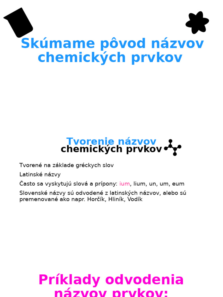 Chemické Prvky | PDF