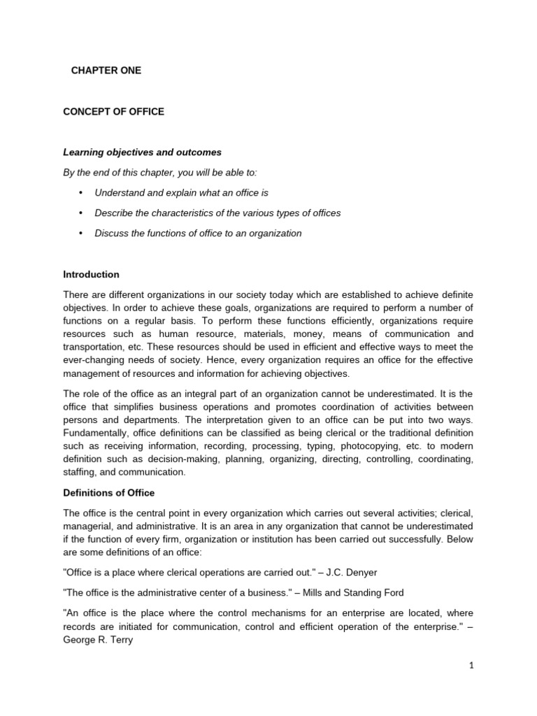 BTECH OFFICE MANAGEMENT NOTES 2023-1 | PDF | Board Of Directors | Human ...