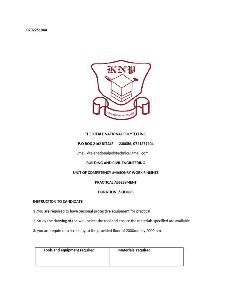 Candidate Tool 2 | PDF