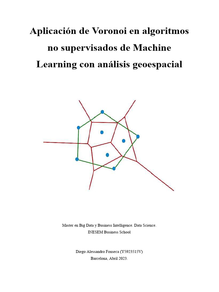 Voronoi en Algoritmos No Supervisados | PDF | Matemáticas Aplicadas | Matemáticas