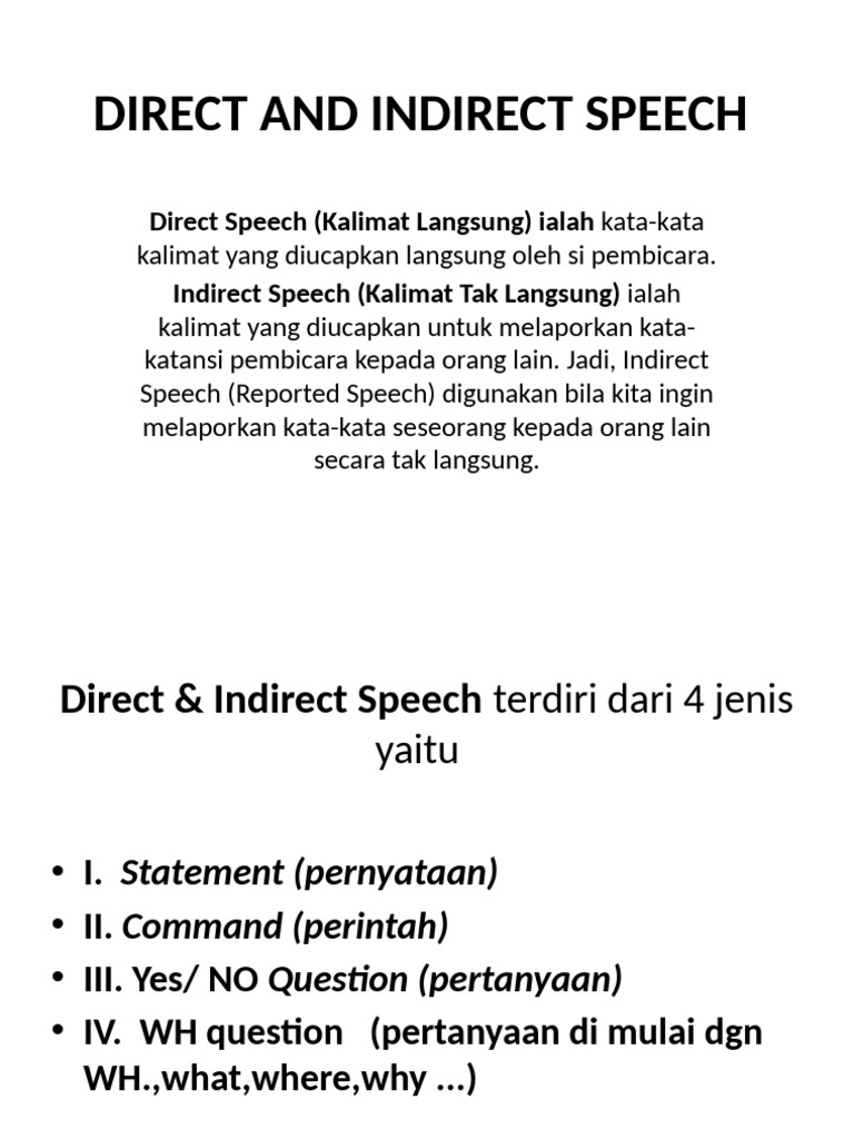 Indirect Speech: Commands & Questions | PDF | Syntax | Language Mechanics