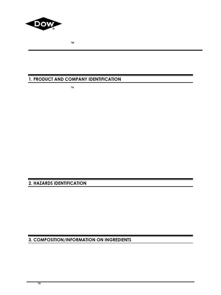 DOWLEX 2685G Polyethylene Resin-Safety Data Sheet-EN | PDF | Fires ...