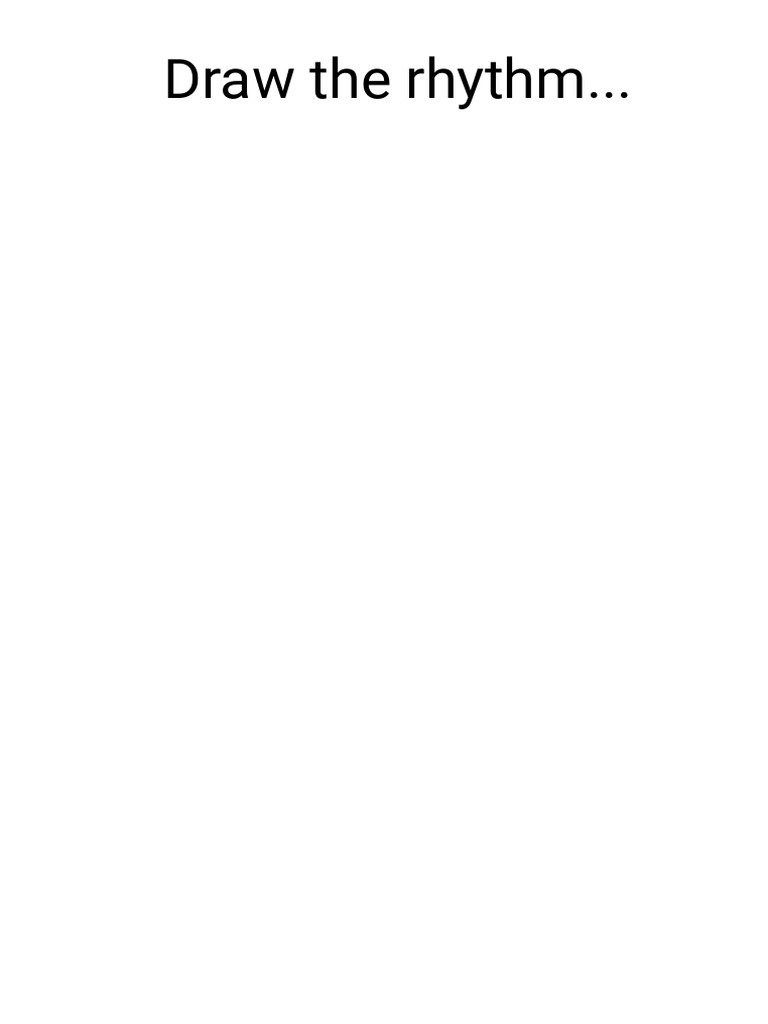 Rhythm Trainer - Blank | PDF