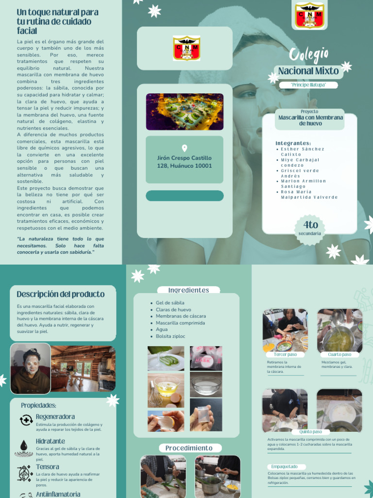 Folleto Tríptico Ofertas Alojamiento Rural Orgánico Verde | PDF