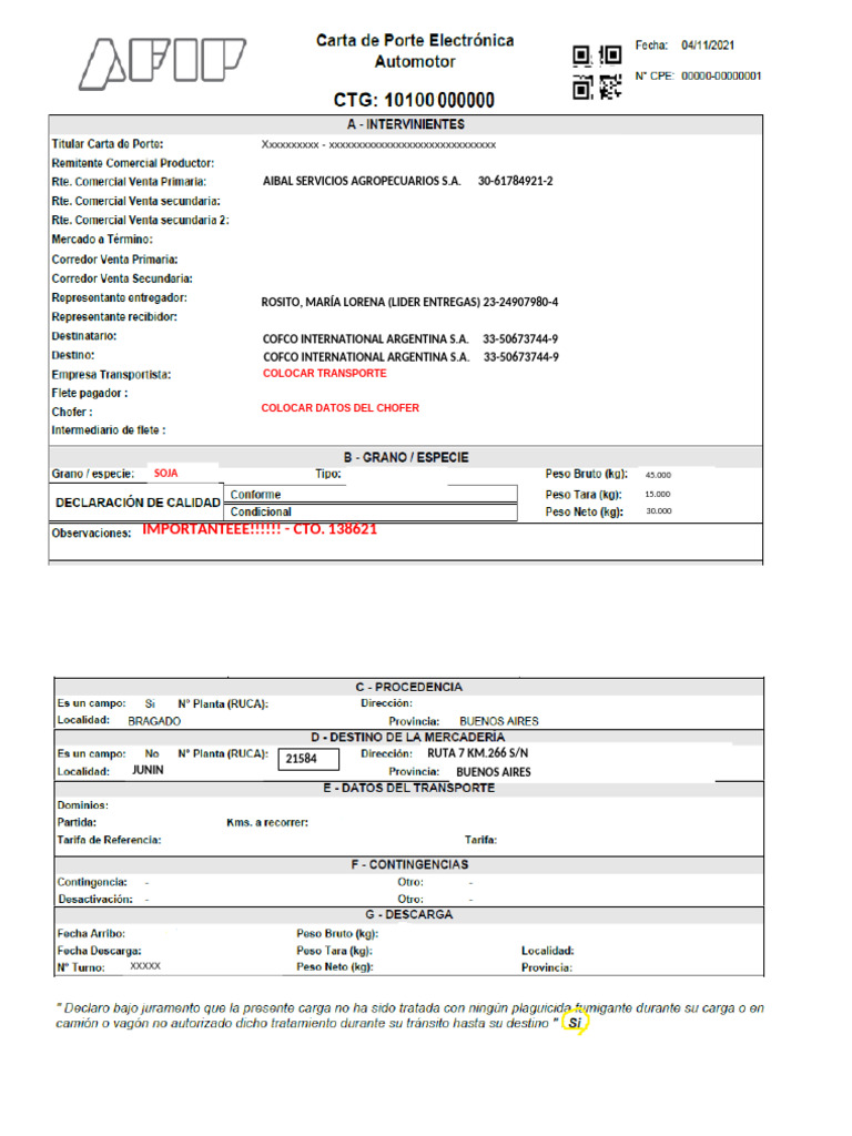 Modelo Cpe-Cofco-Junin (Directo) | PDF